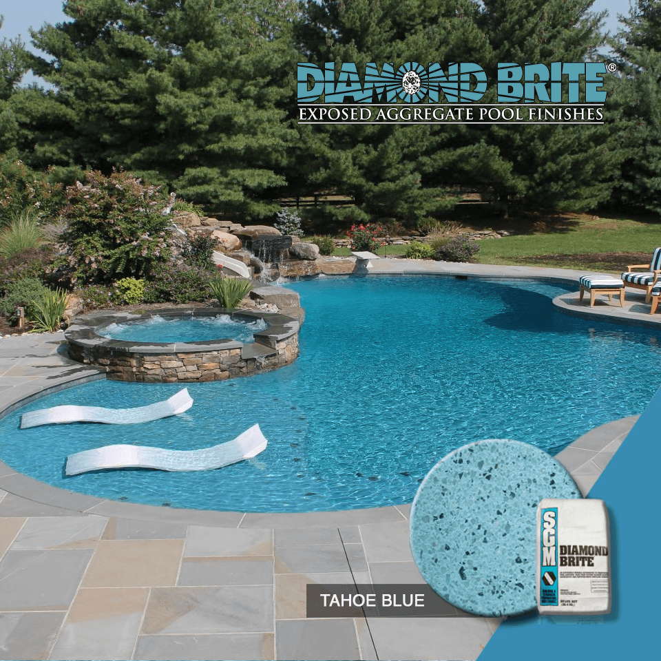 Diamond Brite Tahoe Blue - Saco de 36,4 Kg (IVA Incl.) - Lusso